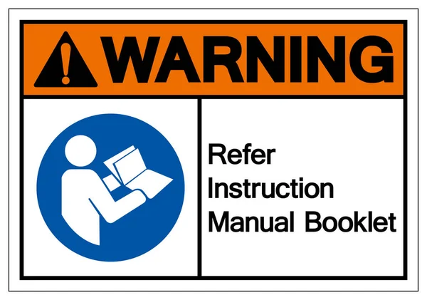 Refer Instruction Manual Booklet Symbol Sign Isolate on transparent Background,Vector ...