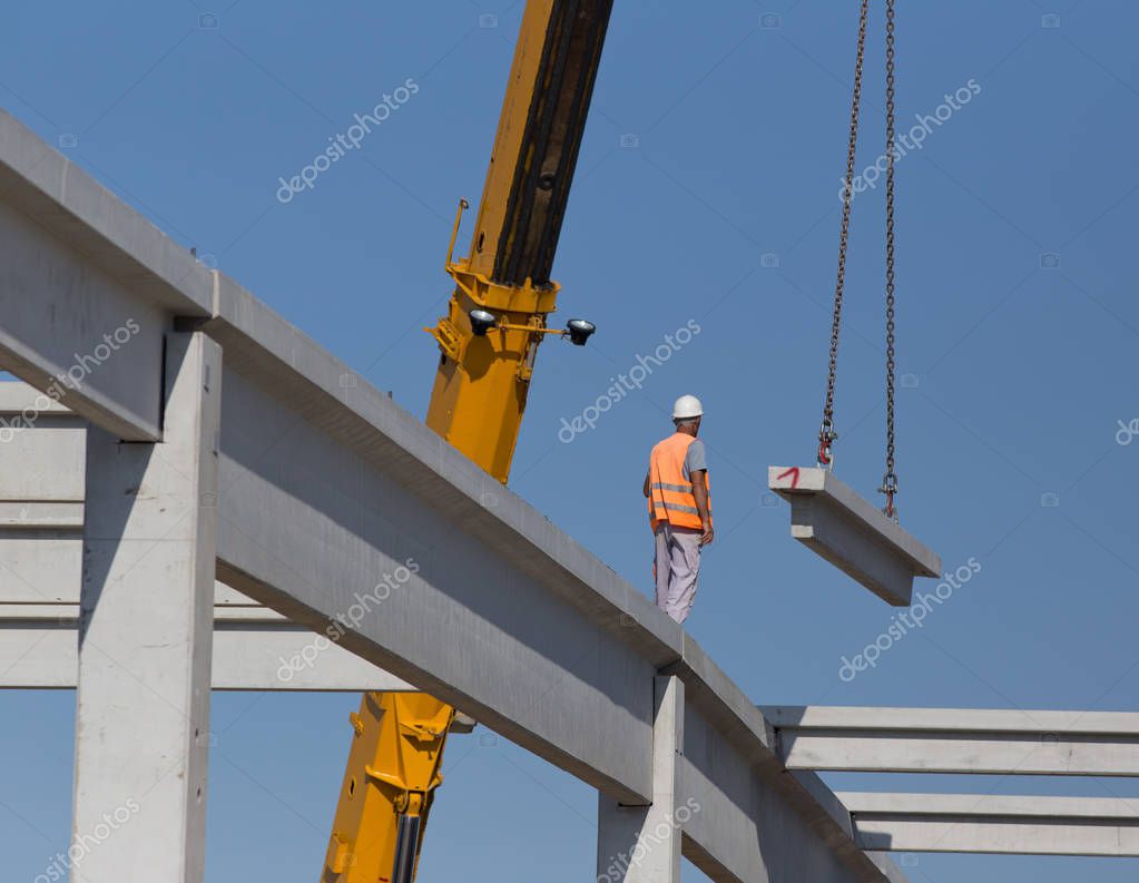 Trabajador de la construcci n en truss concreto 2024