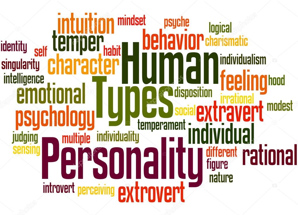Human Personality Types, word cloud concept 6 — Stock Photo ...