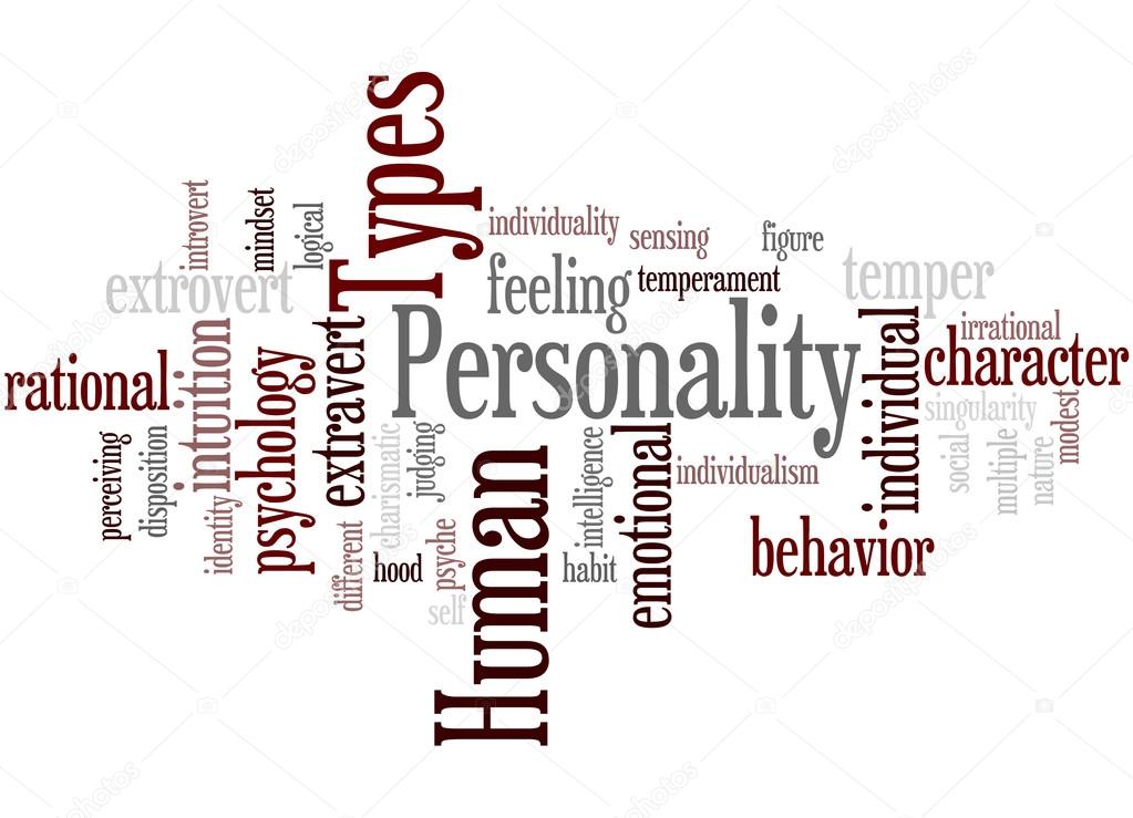 Human Personality Types, word cloud concept 4 — Stock Photo ...