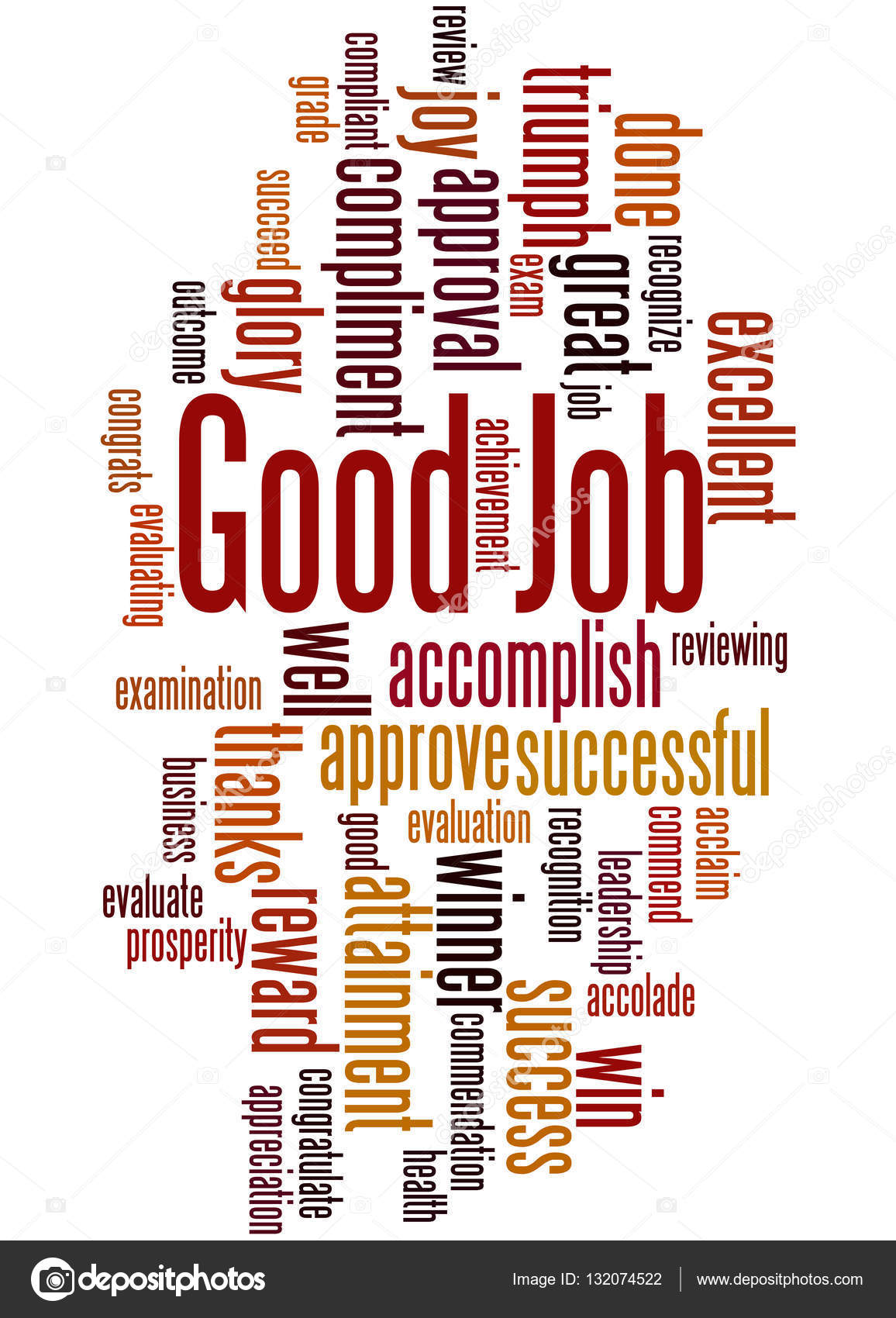 Good Job, word cloud concept 7 — Stock Photo © kataklinger #132074522