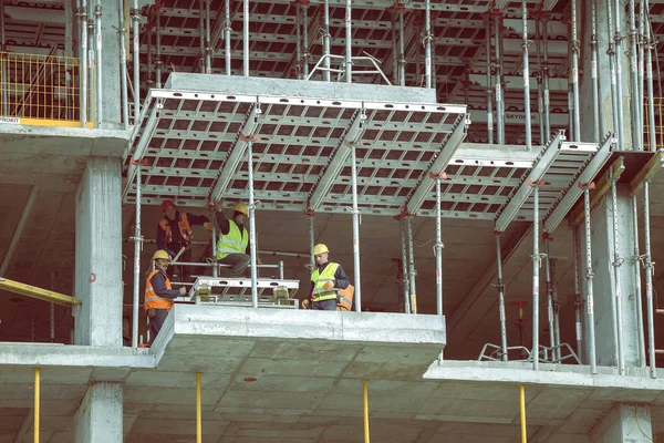 Installing aluminium concrete formwork 3 – Stock Editorial Photo ...