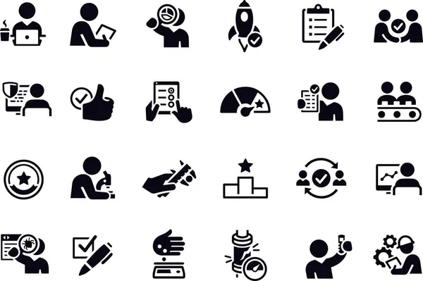 Quality control icons Vector Art Stock Images | Depositphotos