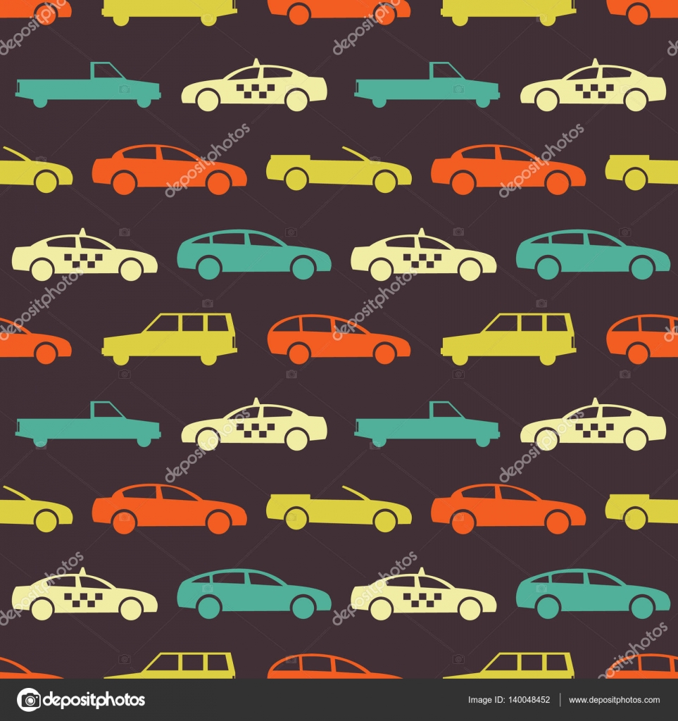 Retro car seamless pattern Stock Vector Image by ©Kannaa #140048452