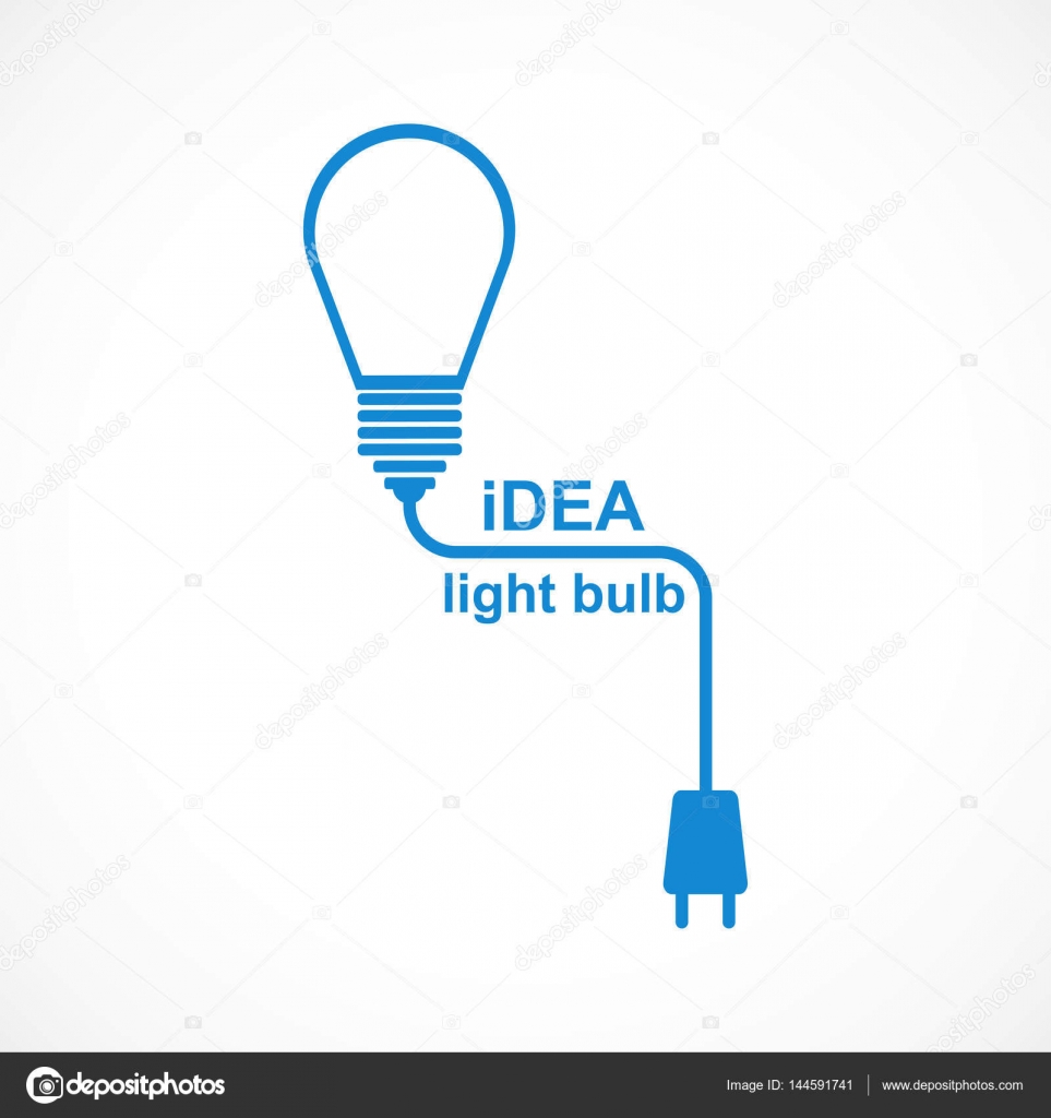 Light Bulb and plug concept. Stock Vector Image by ©samarets1984 #144591741