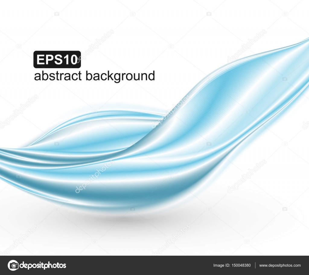 Vector abstract blue waves background. Stock Vector by ©samarets1984 ...
