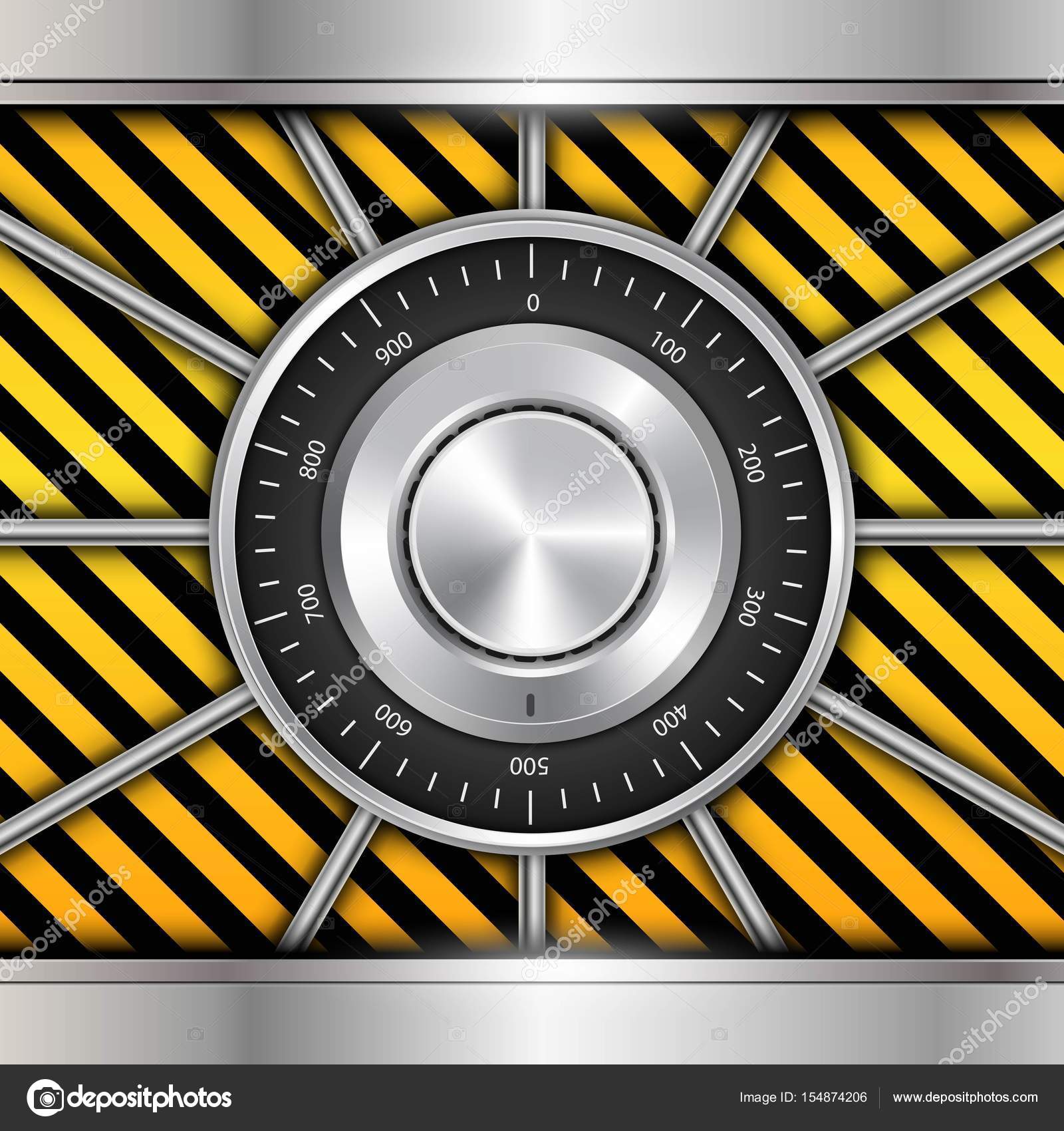 Combination lock wheel background Stock Vector Image by ©samarets1984 ...