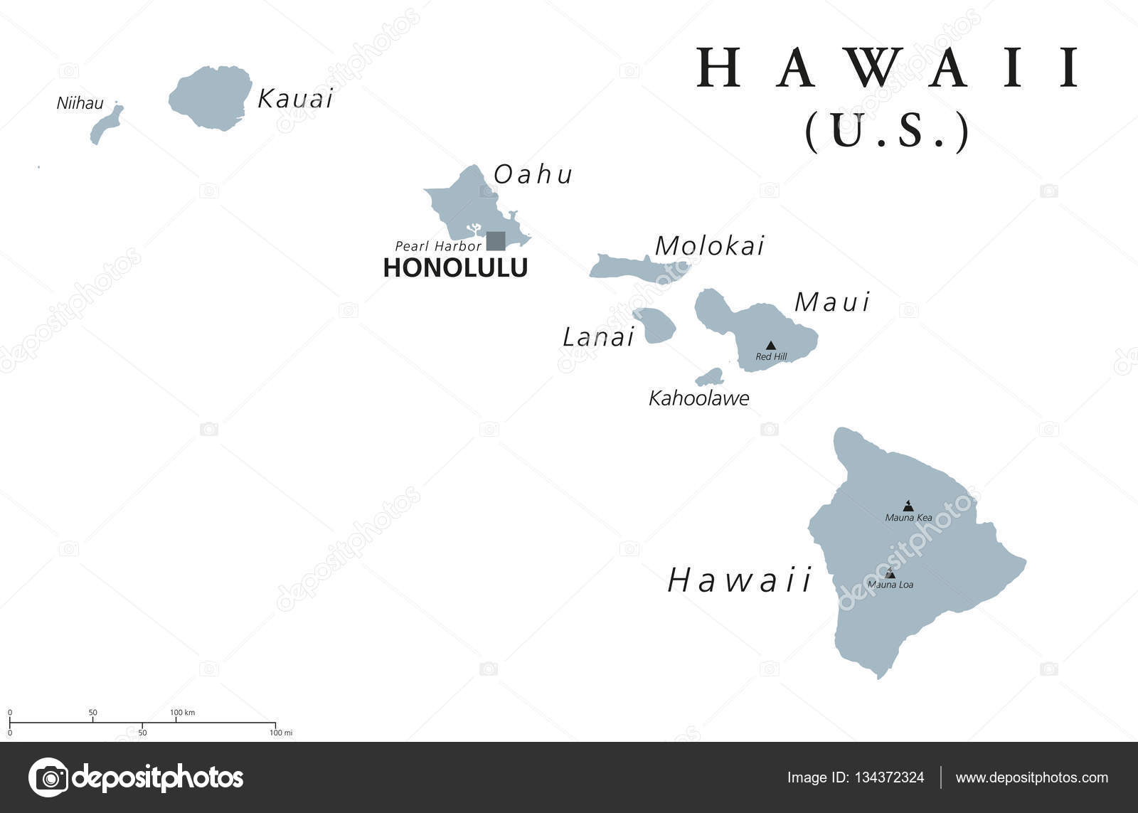 Honolulu Island Map