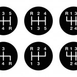 Car Transmission Icon White Background Stock Vector Image by ...