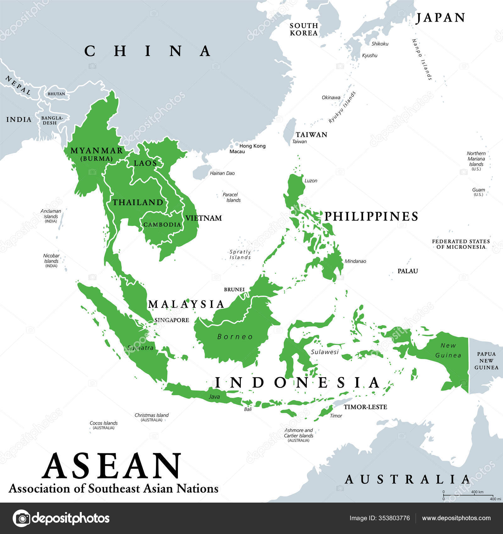 Map Of Asian Countries Political Map Of Asia And Asian