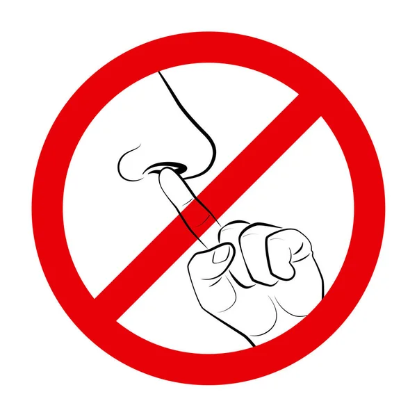 51 Nose picking Vector Images | Depositphotos