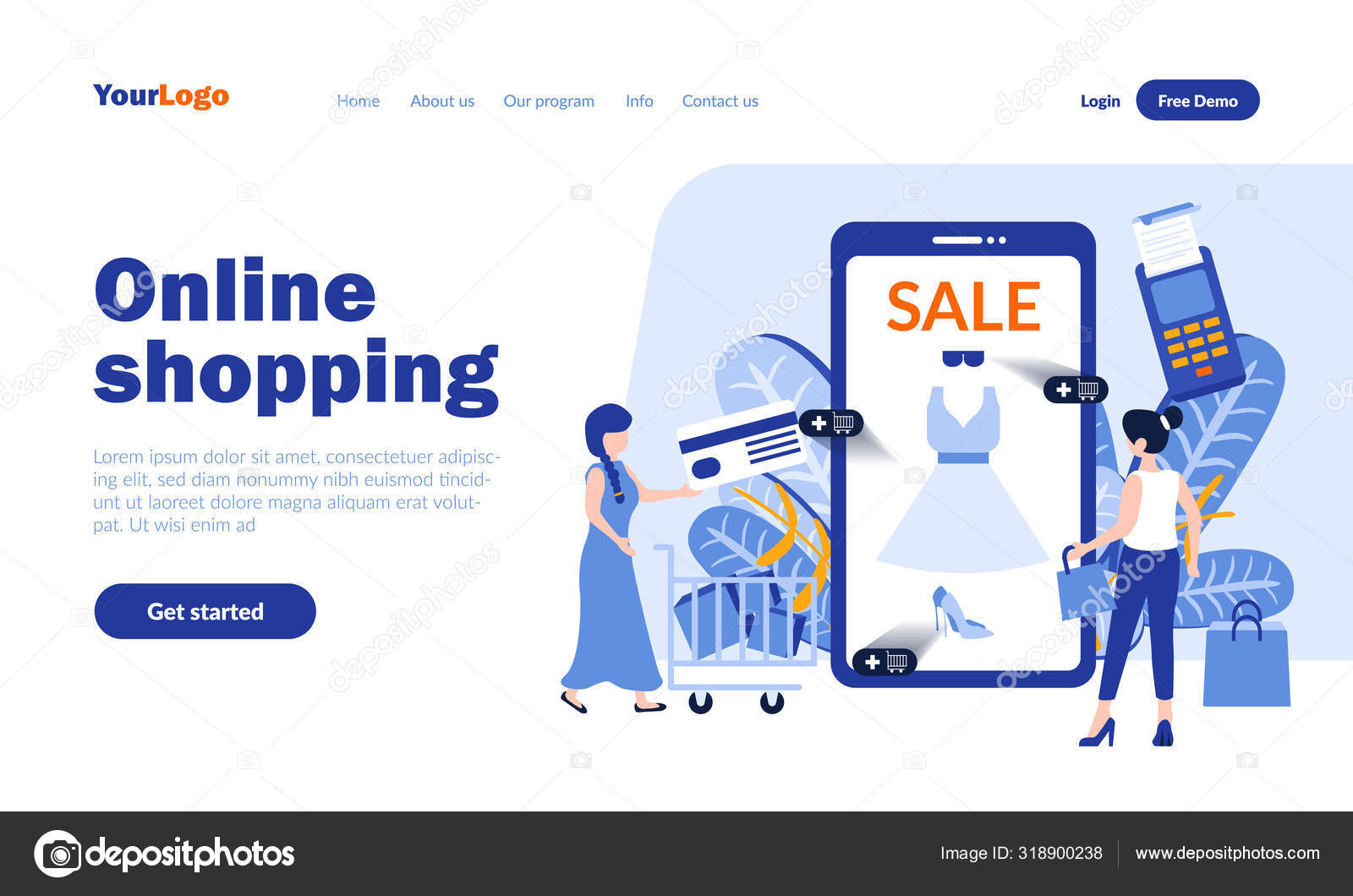 Online Shopping Header Images