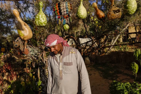 Siwa Oasis Egypt Two Local Men Sitting Wall – Stock Editorial Photo ...