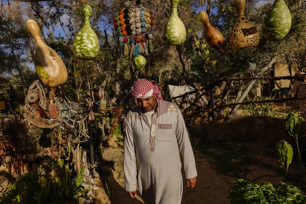 Siwa Oasis Egypt Two Local Men Sitting Wall – Stock Editorial Photo ...