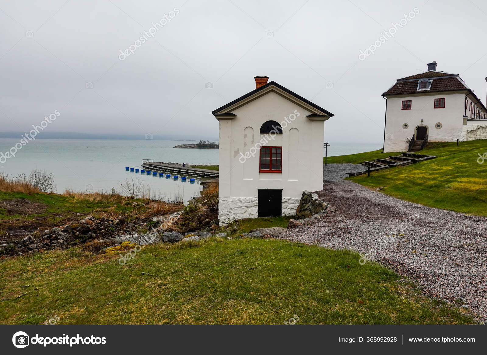 Mauritzberg Manor Sweden Seaside Buildings Coadt Manor House — Stock ...