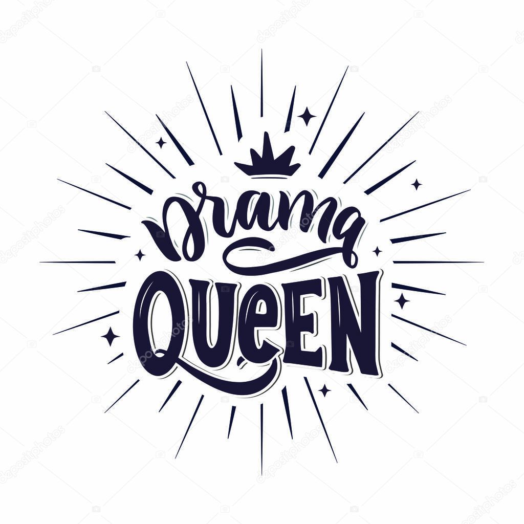 Frase dramática. Composición de letras manuscritas para niñas 2023