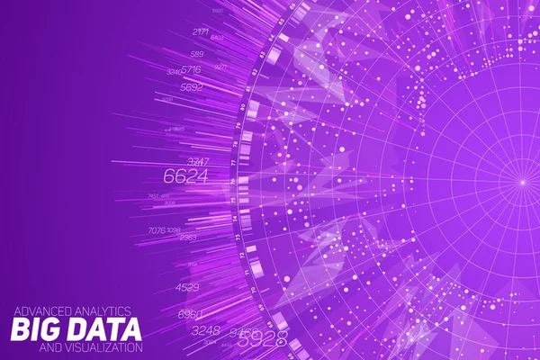 Big Data Circular Visualization Futuristic Infographic Information ...
