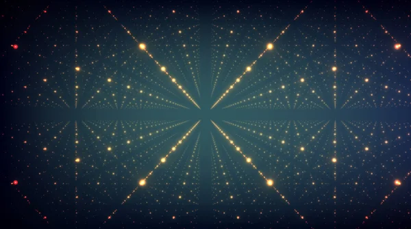 Vector Infinity Data Matrix Visualization Green Big Data Structure ...