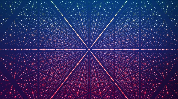 Vector Infinity Data Matrix Visualization Green Big Data Structure ...