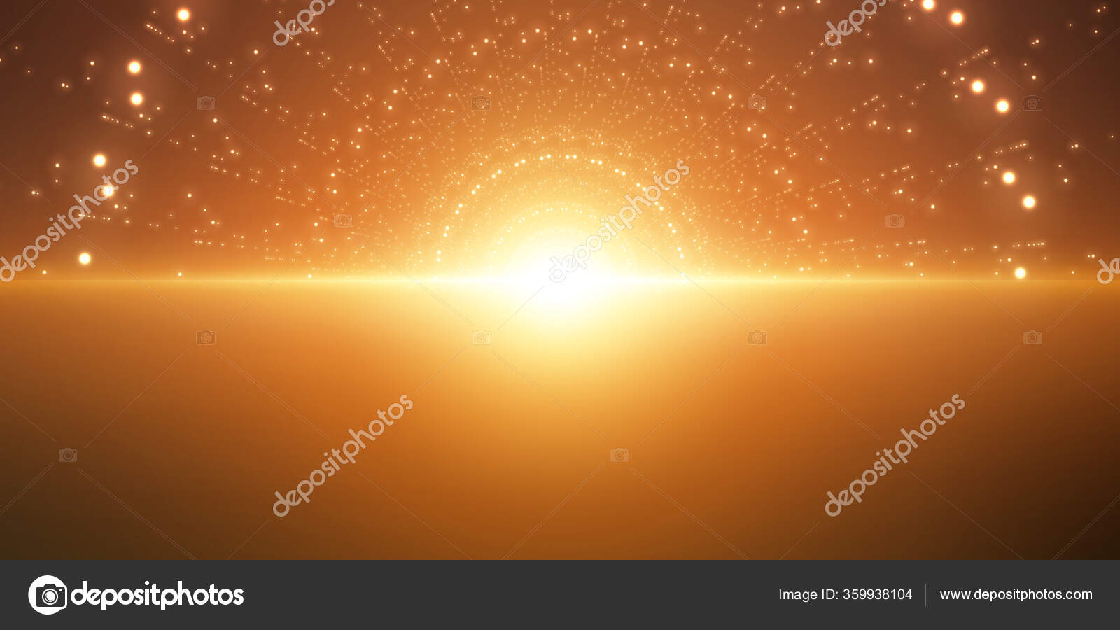 Vector Infinite Space Background Matrix Glowing Stars Illusion Depth ...