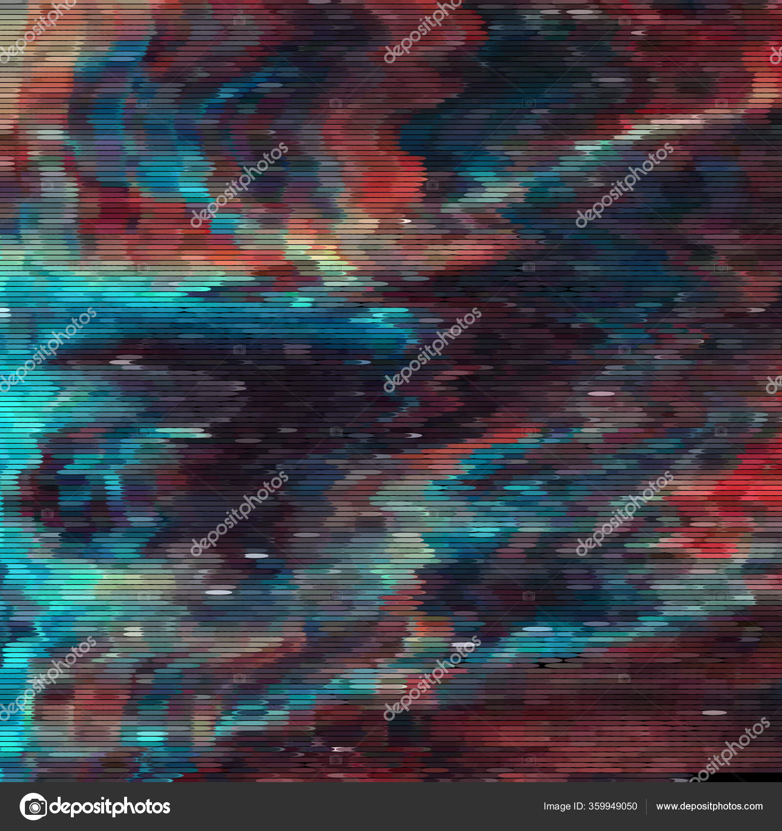 Vector Glitch Background Digital Image Data Distortion Colorful ...