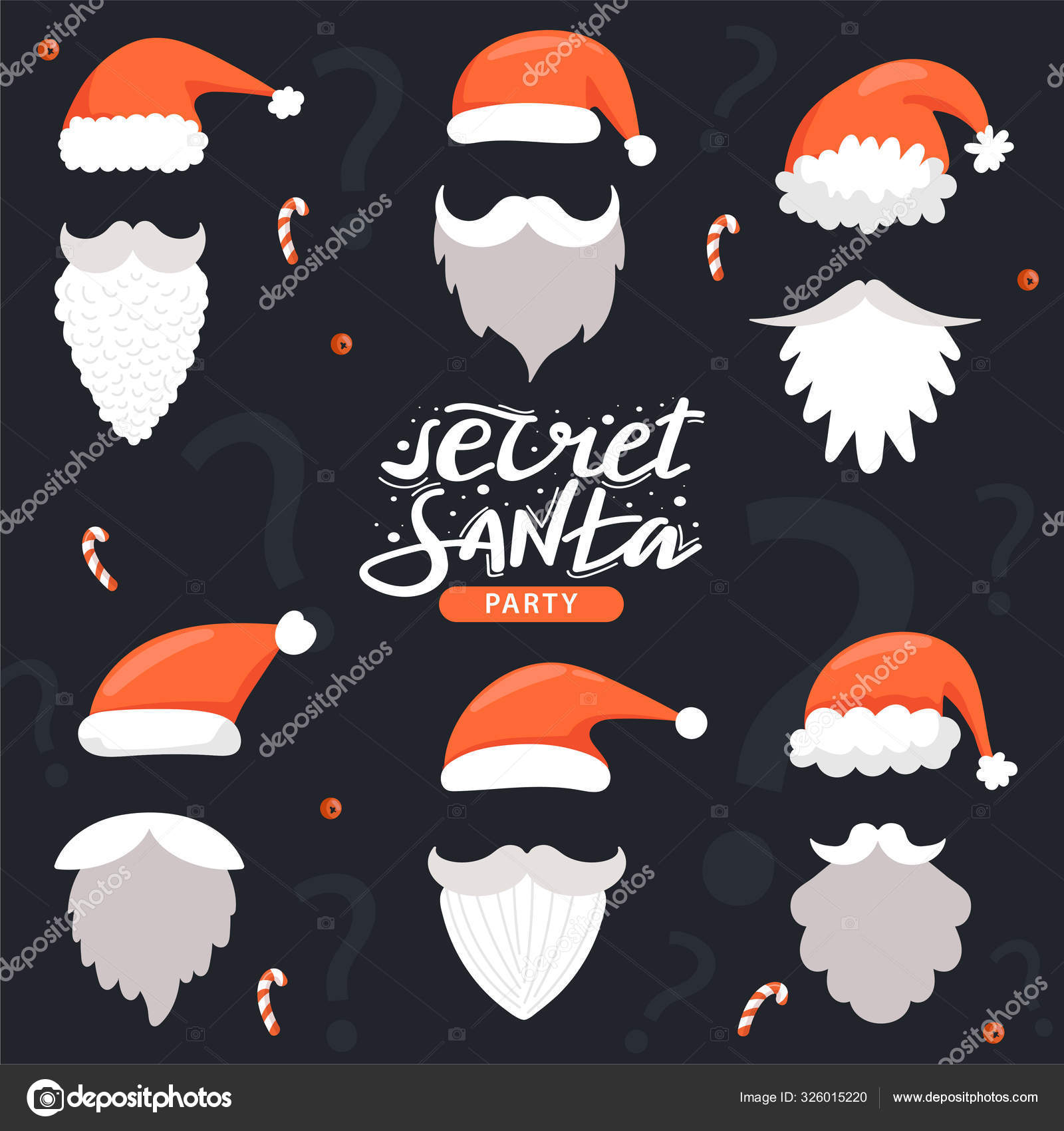 Secret Santa Poster Template