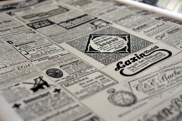 Vintage magazine advertisements | Newspaper pages with antique ...