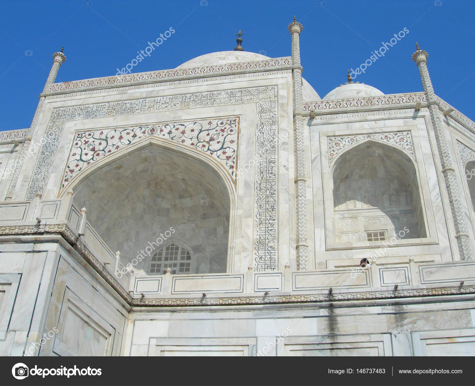 Taj Mahal mausoleum in Agra, India Stock Photo by ©3000ad 146737483