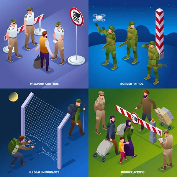 Border patrol Vector Art Stock Images | Depositphotos