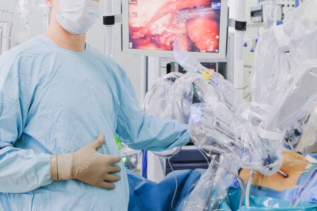 El proceso de realización de una operación quirúrgica utilizando un ...