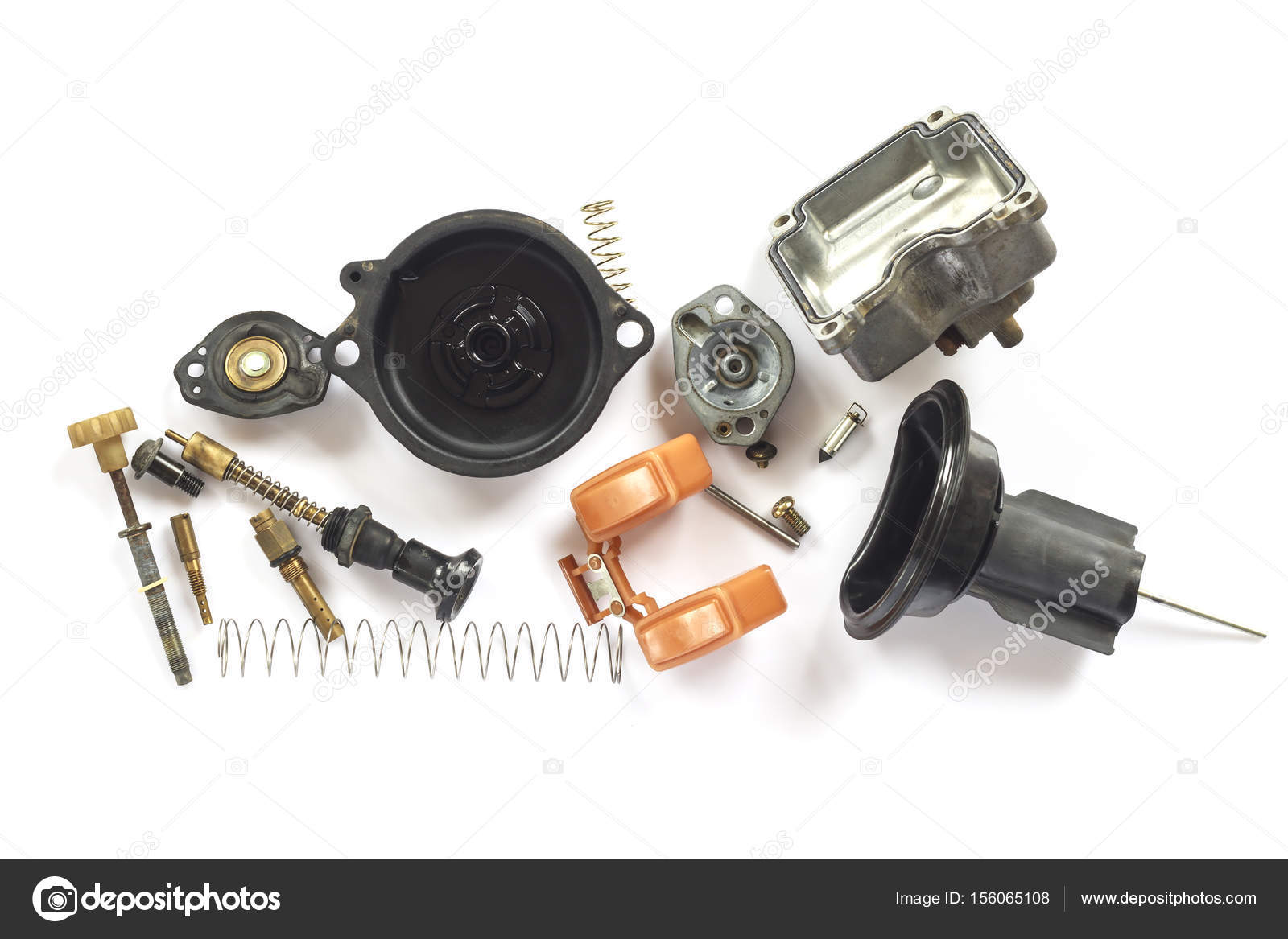Old Carburetor Motorcycle Part Disassembly Stock Photo by ...