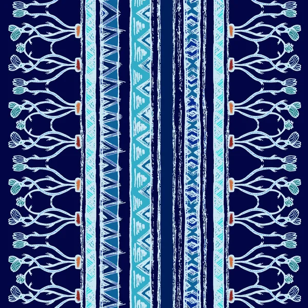 Ethnic Vertical pattern with lines and zigzags Stock Vector Image by ...