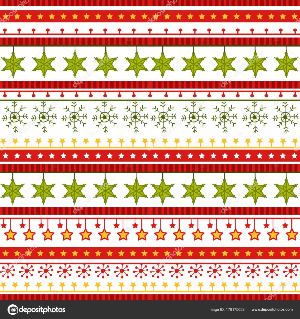 Christmas stripe ribbons pattern Stock Vector Image by ©PictuLandra ...