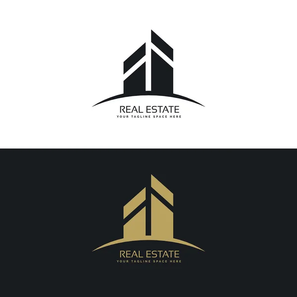 modern clean real estate logo design concept - Stock Image - Everypixel