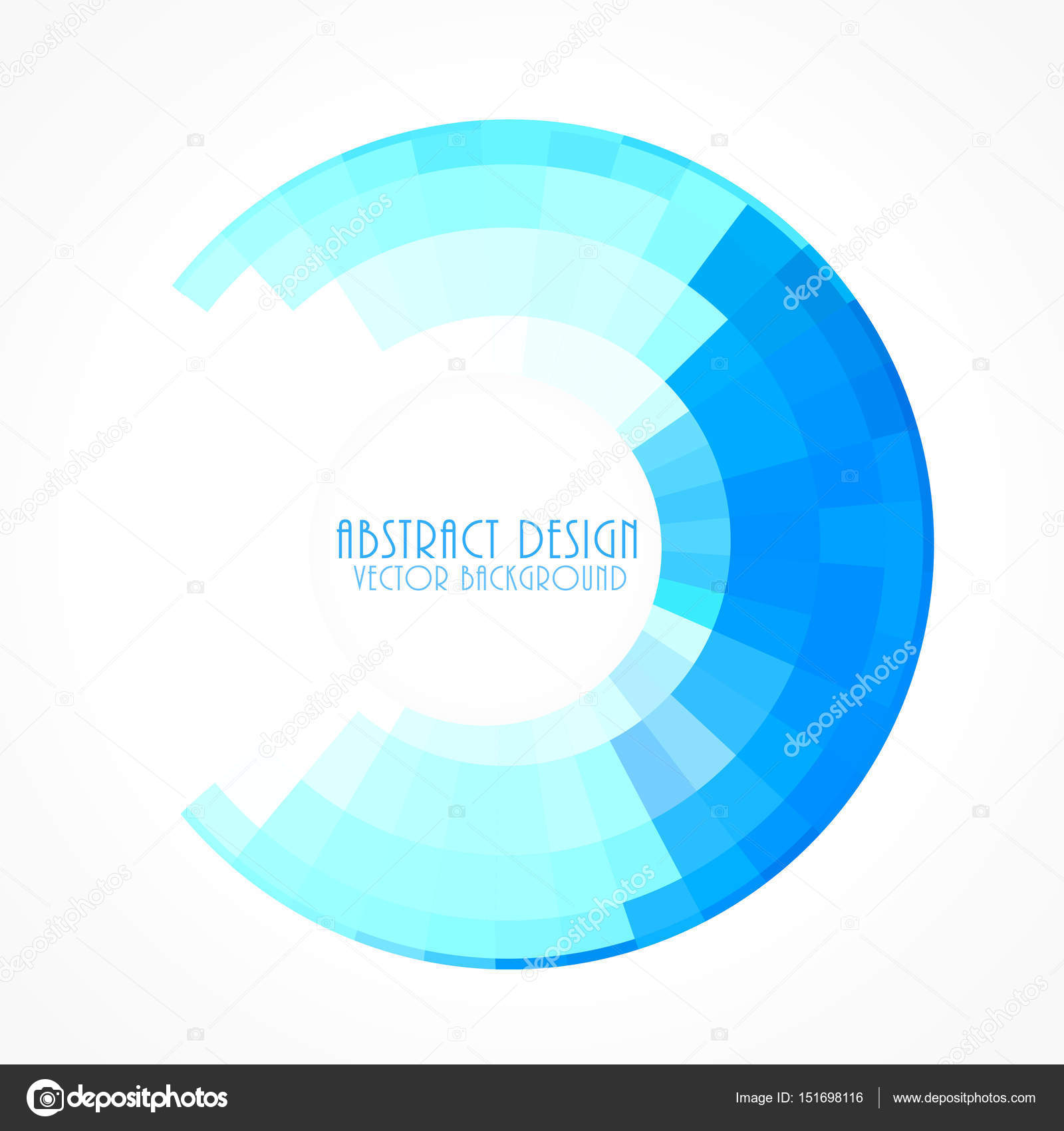 Blue circular frame in mosaic style background Stock Vector by ...