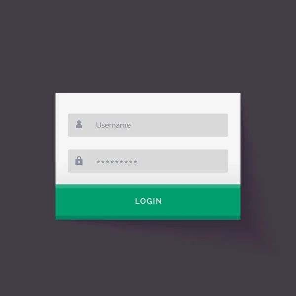 White ui for login form template Stock Vector Image by ©StarLine #144625269
