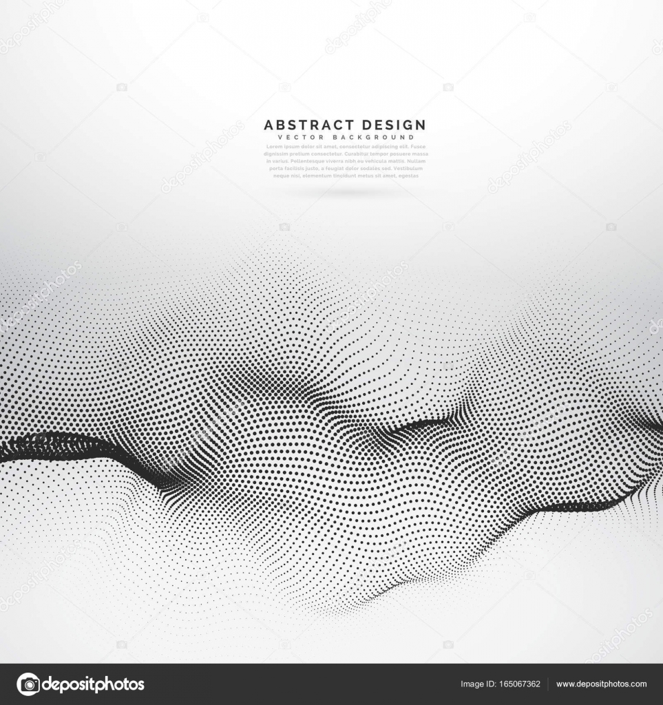 3d particle wireframe mesh vector background Stock Vector Image by ...