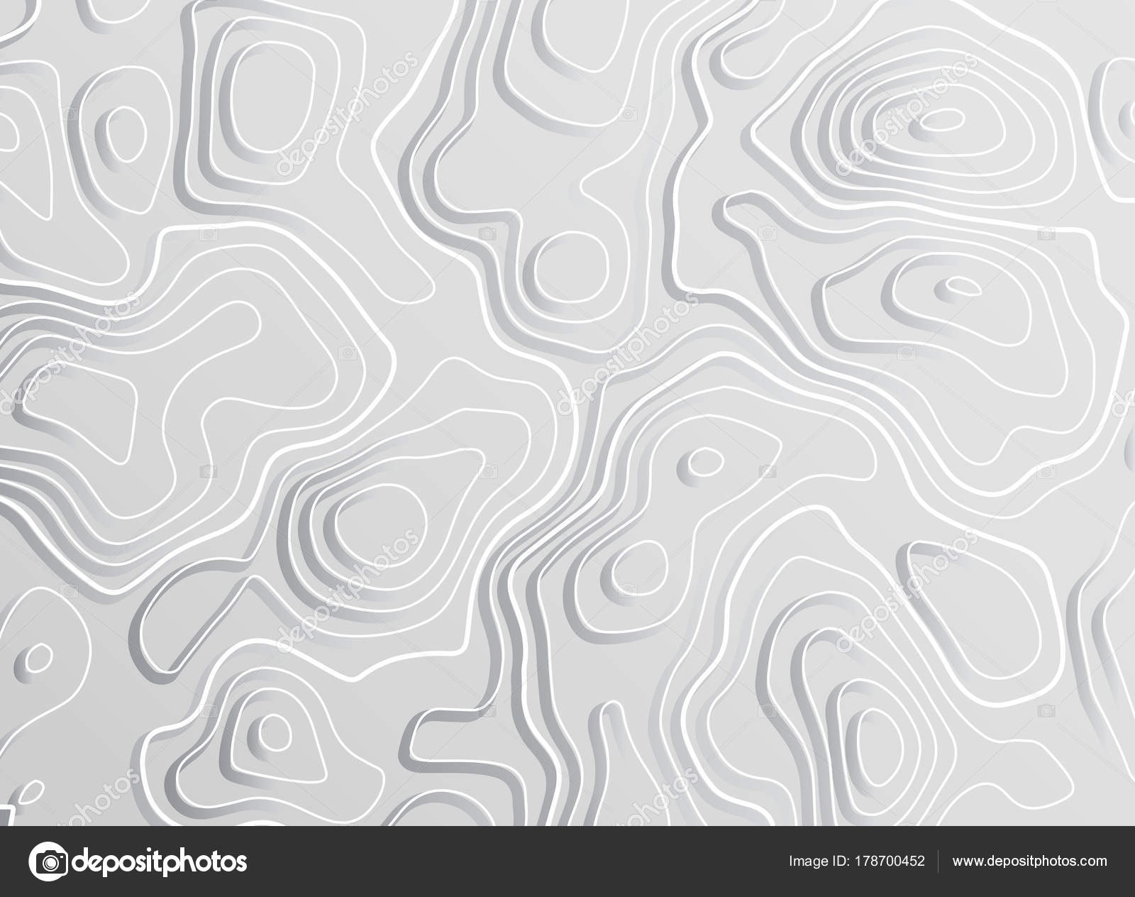 3d topographic map contour elevation concept background Stock Vector ...