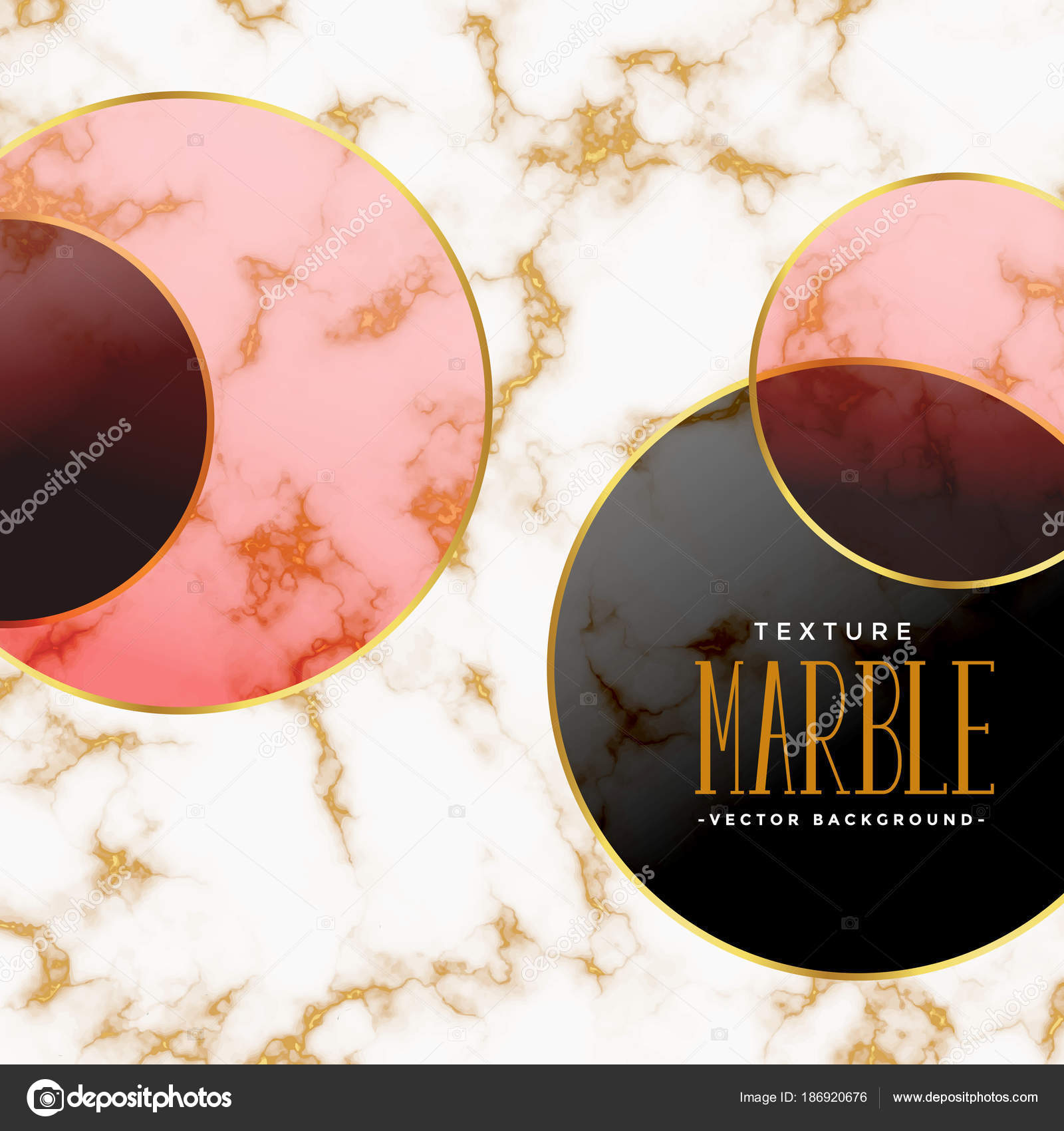 Modern marble texture invitation background — Stock Vector © StarLine ...