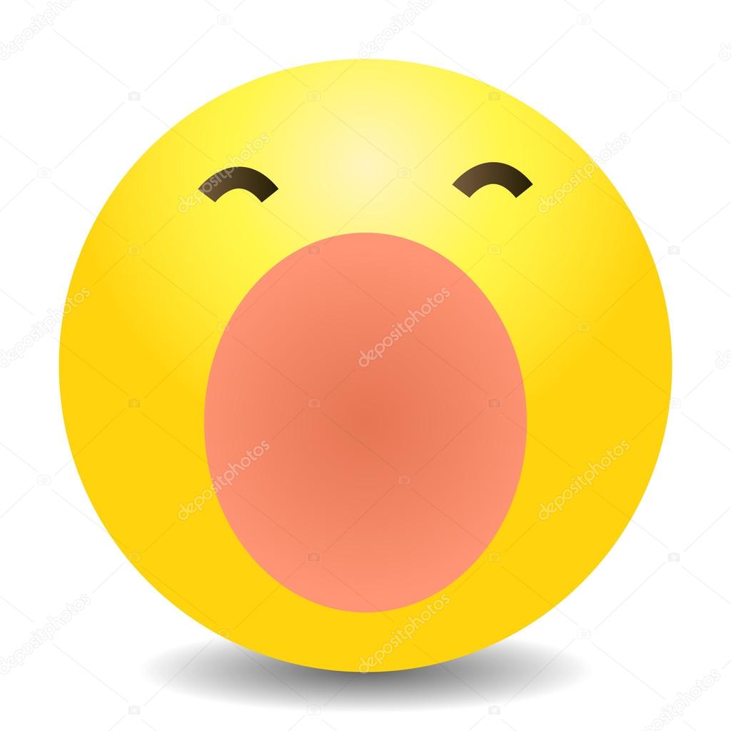 Yawn Animated Emoticon