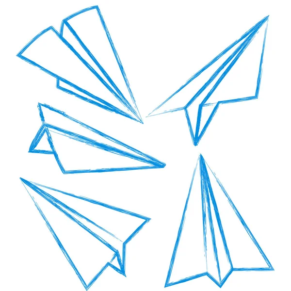 Planes outlines Vector Art Stock Images | Depositphotos