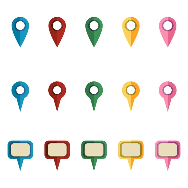 Set of Different Map Markers Stock Vector Image by ©nikiteev #158671448