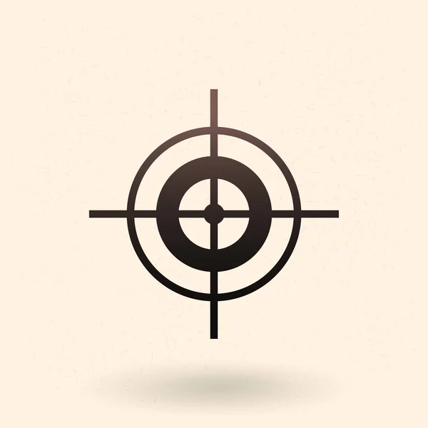 Black Target Icon Stock Vector Image by ©nikiteev #160896642