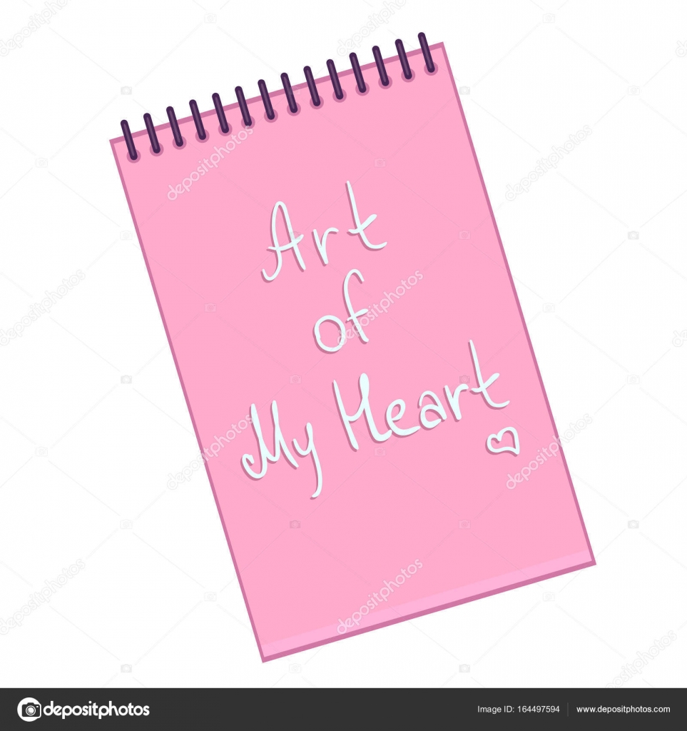 Notepad with Text on the Cover Stock Vector Image by ©nikiteev #164497594