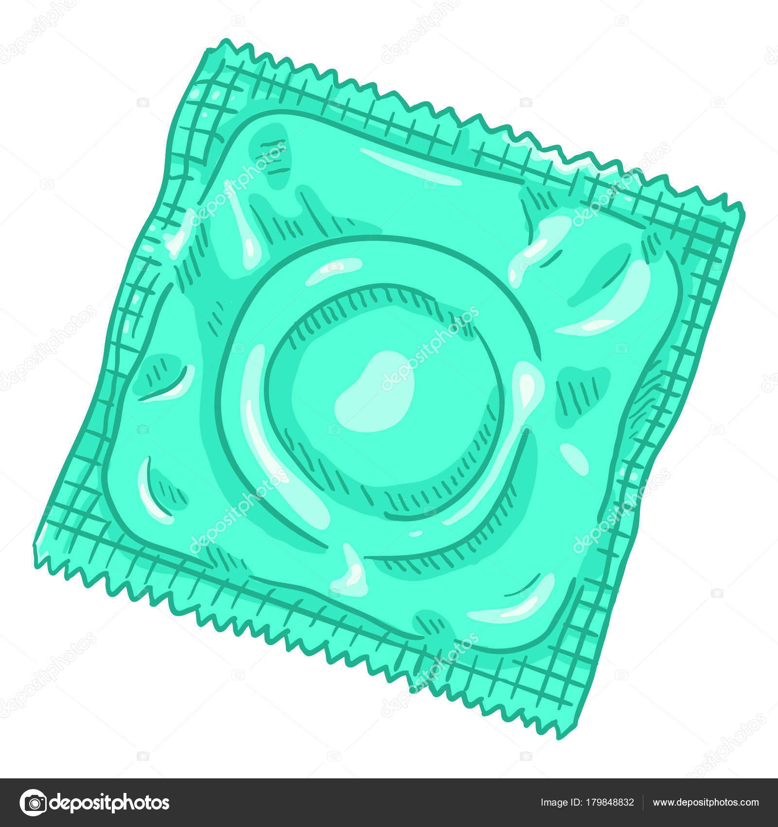 Single Cartoon Condom Stock Vector Image By ©nikiteev 179848832