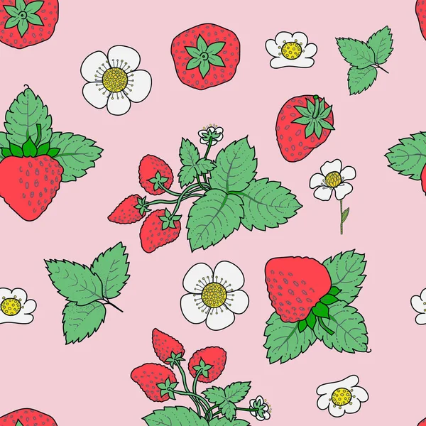 100,000 Cute strawberry pattern Vector Images | Depositphotos