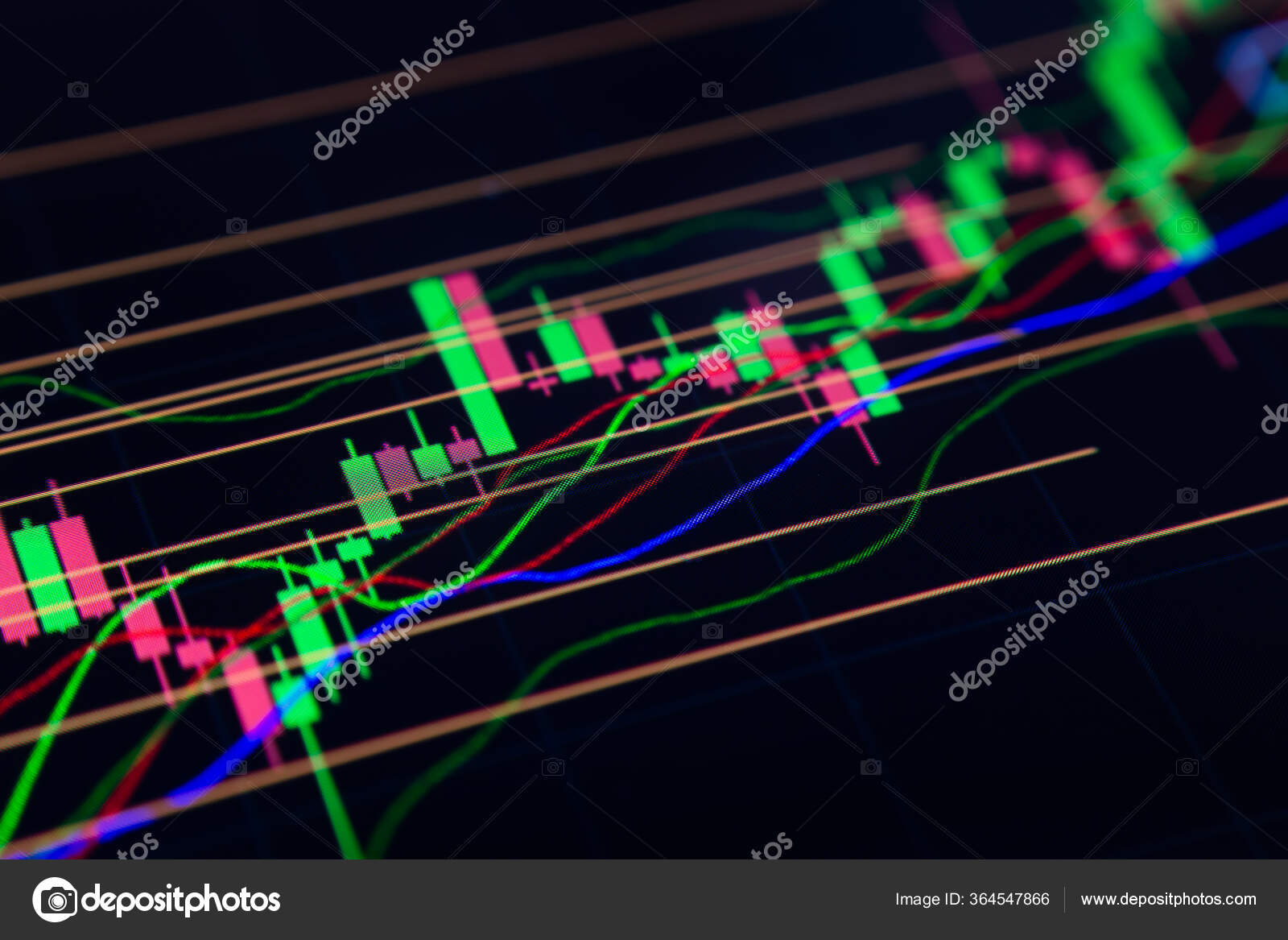 Forex Chart Oscillators Indicators Japanese Candlesticks Black ...