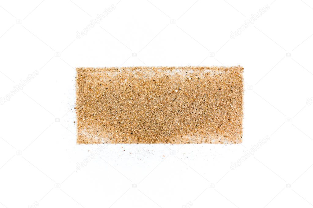 Arena cuadrada o rectangular abstracta simple marco o figura aislada ...