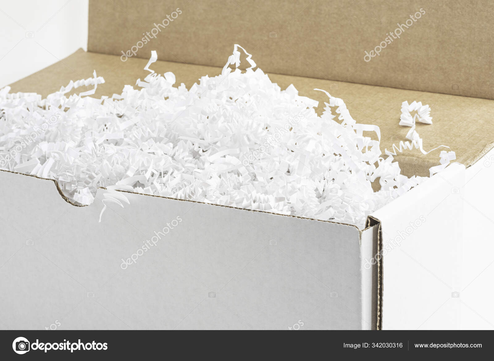 Generic Open White Packaging Box — Stock Photo © dominiquejames #342030316