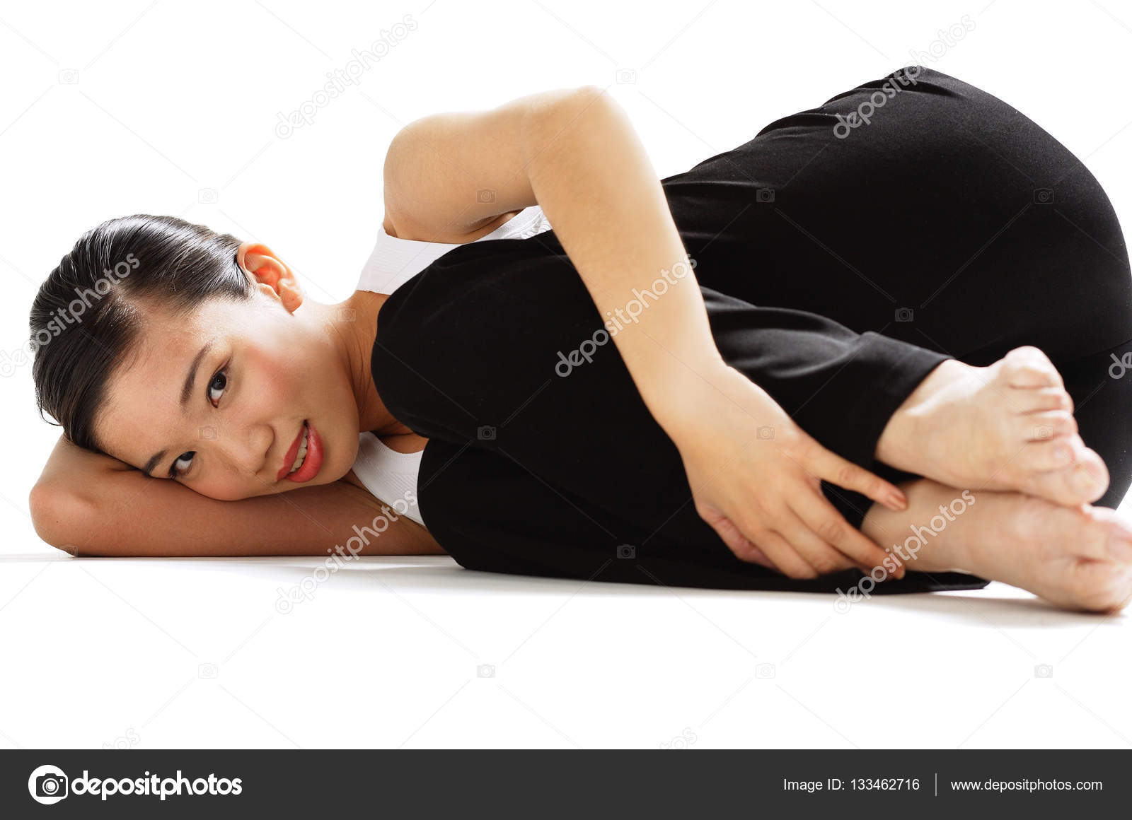 Woman Lying On Side